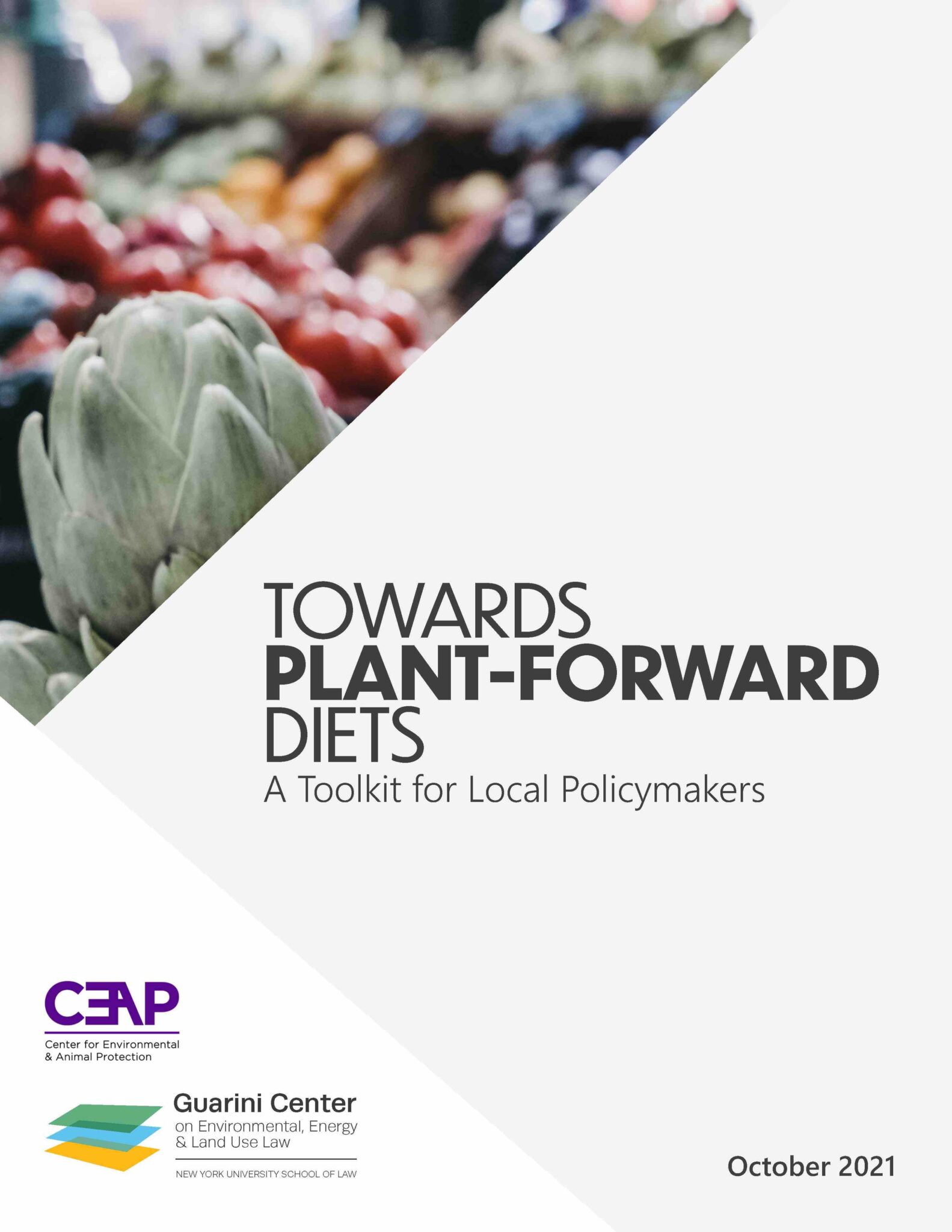 Towards Plant-Forward Diets: A Toolkit for Local Policy Makers ...